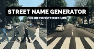 Official Street Name Generator | Free Tool You’ll Love