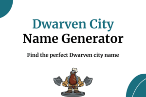 The Official Dwarven City Names Generator: Get Names Now 🧙🏼