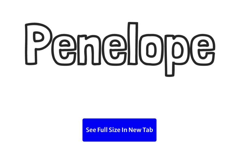 Official Name Coloring Pages Generator: Print Your Name Now