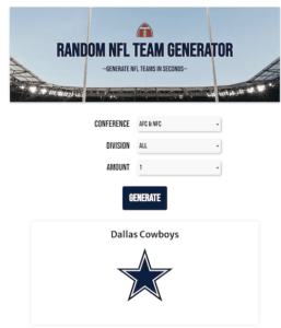 Official Random NFL Team Generator: Free Tool You’ll Love