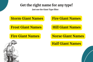 The Official Giant Name Generator: All Giant Types Now
