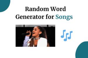 The Official Random Word Generator for Songs: Try it Now 🎶
